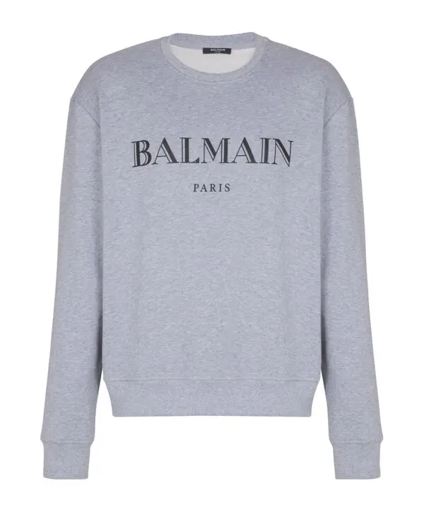 Balmain Printed Sweatshirt - Gray