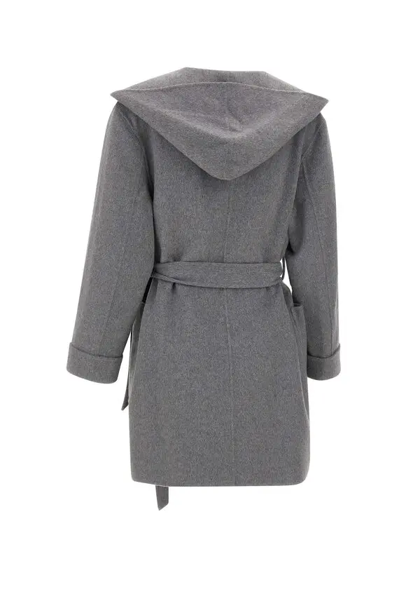 KAOS Hooded Belted Coat