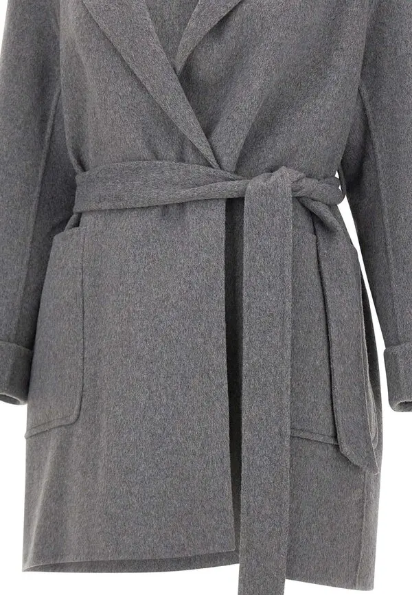 KAOS Hooded Belted Coat