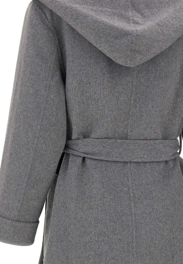 KAOS Hooded Belted Coat
