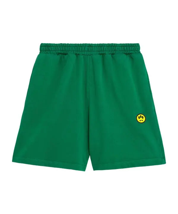 BARROW Smiley Face Logo Shorts - Green