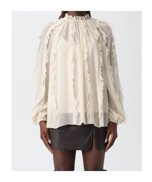 Zimmermann Frill Billow Long-sleeved Top