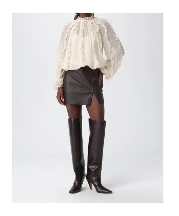 Zimmermann Frill Billow Long-sleeved Top