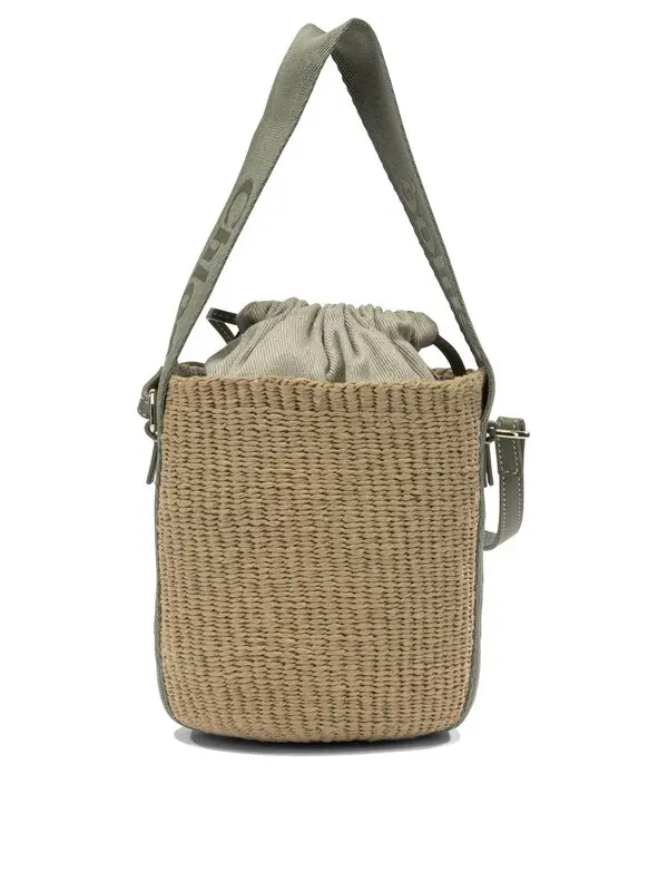 Chloé Woody Small Drawstring Basket Bag