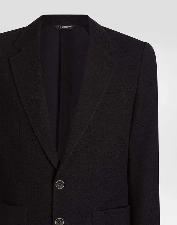 Dolce & Gabbana Tailored Long Sleeve Blazer - Black