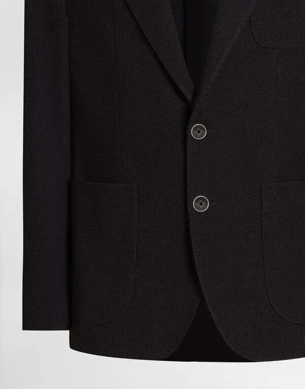 Dolce & Gabbana Tailored Long Sleeve Blazer - Black