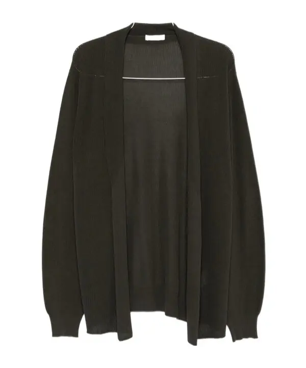 ROBERTO COLLINA Long-sleeved Cardigan - Black