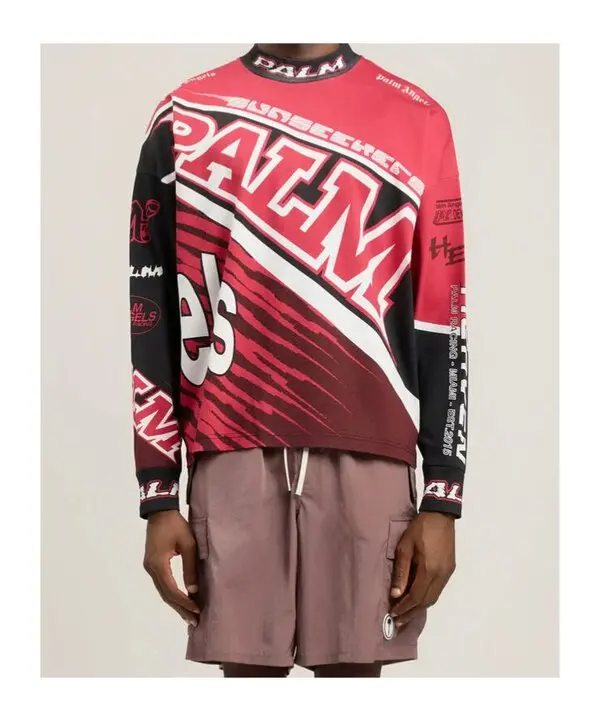 Palm Angels Racing Loose Fit T-shirt