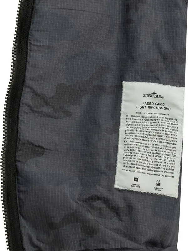 Stone Island Camouflage Vest - Blue