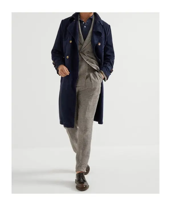 Brunello Cucinelli Prince Of Wales Blazer - Brown