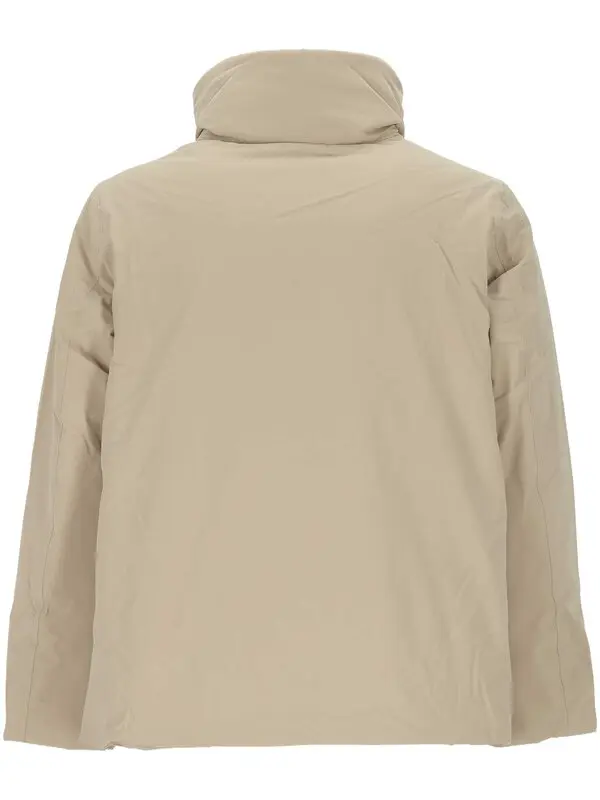 K-WAY Short Cropped Jacket With Hood And Patch Pockets
