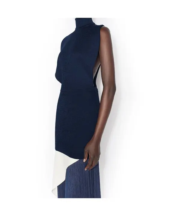 Alaïa Sculpted Knit Turtleneck Dress