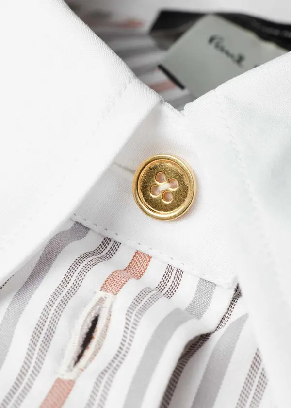 Paul Smith Long Sleeve Oversized Striped Shirt