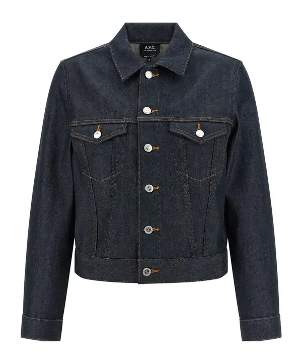 A.p.c. Dion Buttoned Denim Jacket