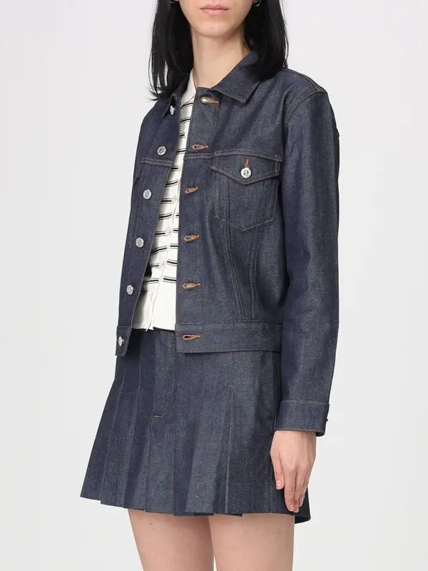 A.p.c. Dion Buttoned Denim Jacket - Blue
