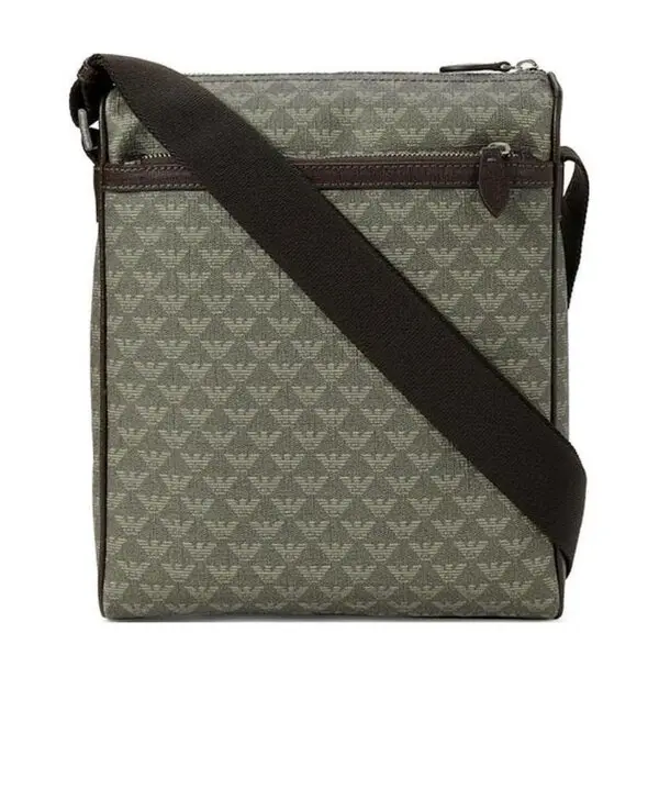 Emporio Armani Logo Logo Satchel Bag - Green
