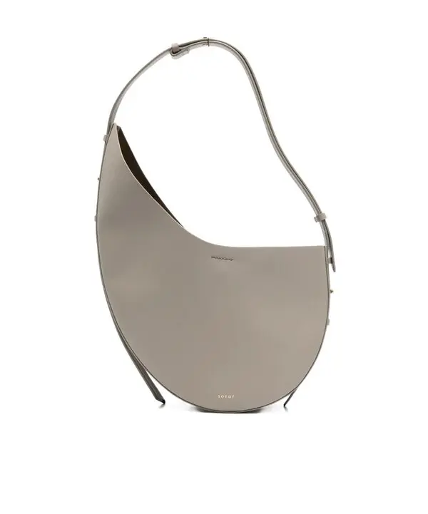 Soeur Leather Handbag - Nude