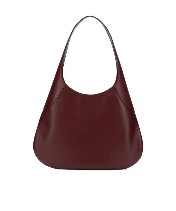 Khaite Joan Hobo Large Shoulder Bag - Bordeaux