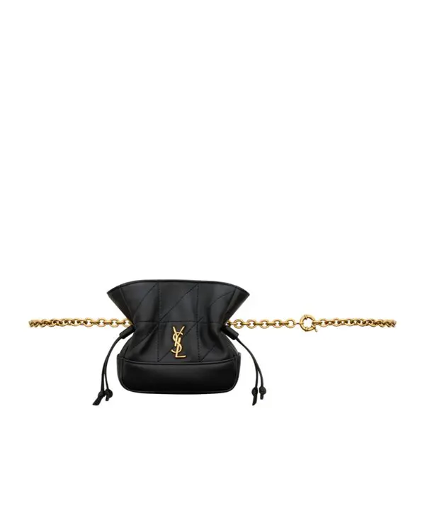 Saint Laurent Jamie Chain Belt Bag - Black