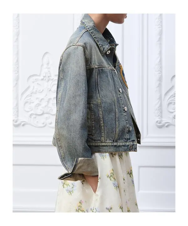 Dior Denim Jacket With Médaillon Patch