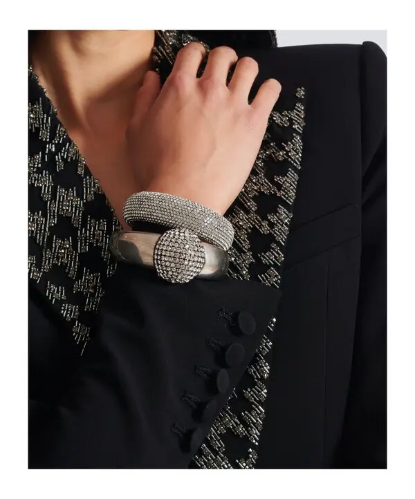 Balmain Set Of Piercing Bangle Bracelets