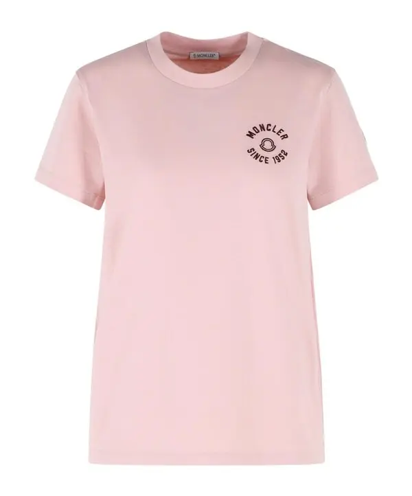 Moncler Logo Patch Crewneck T-shirt