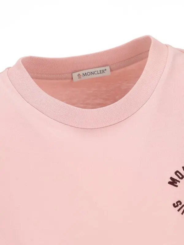 Moncler Logo Patch Crewneck T-shirt