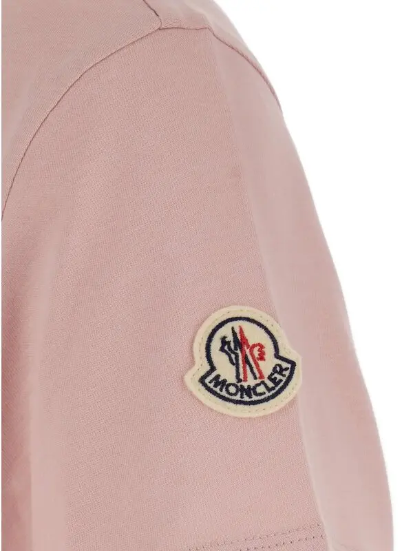 Moncler Logo Patch Crewneck T-shirt