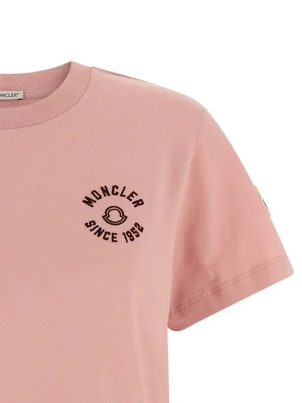 Moncler Logo Patch Crewneck T-shirt
