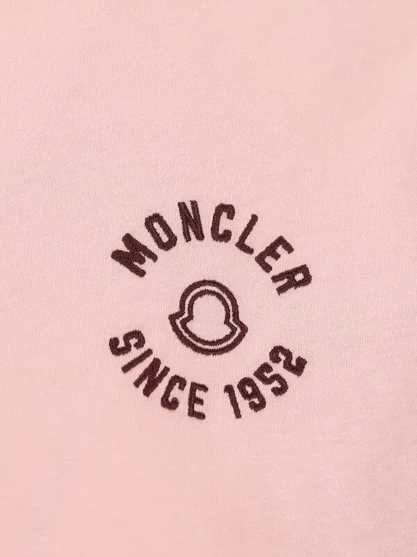 Moncler Logo Patch Crewneck T-shirt