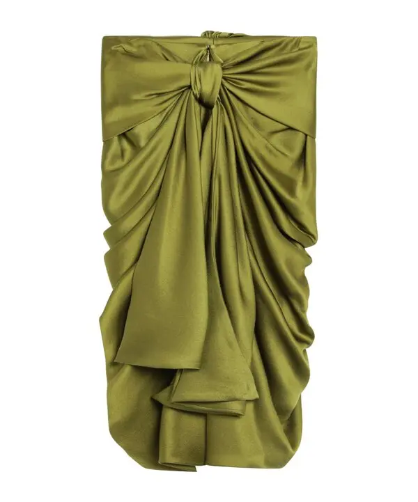 Chloé Knotted Mini Skirt - Green