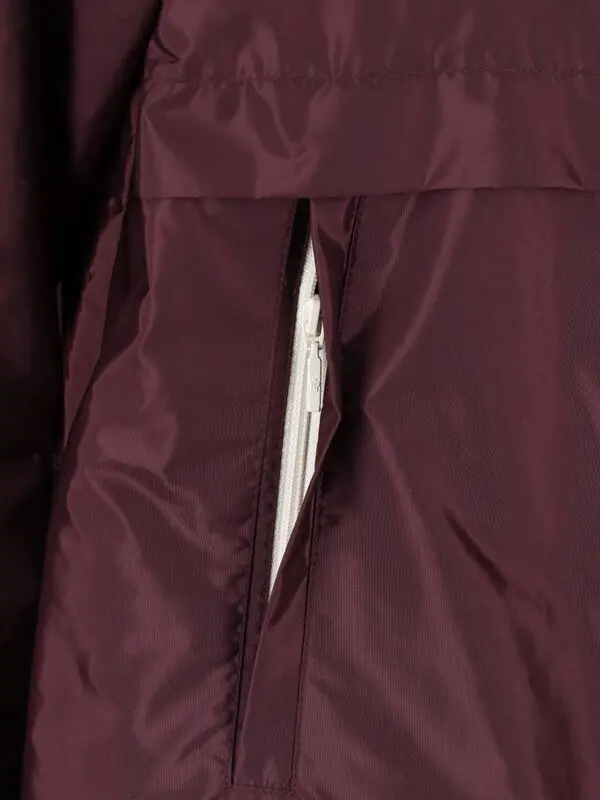 Moncler Coquelicot Zip-up Hooded Jacket - Wine Red