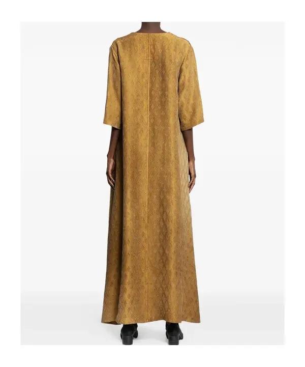 UMA WANG V-neck Maxi Dress
