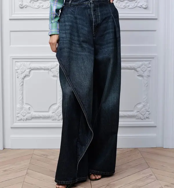 Dior Draped Flared Jeans