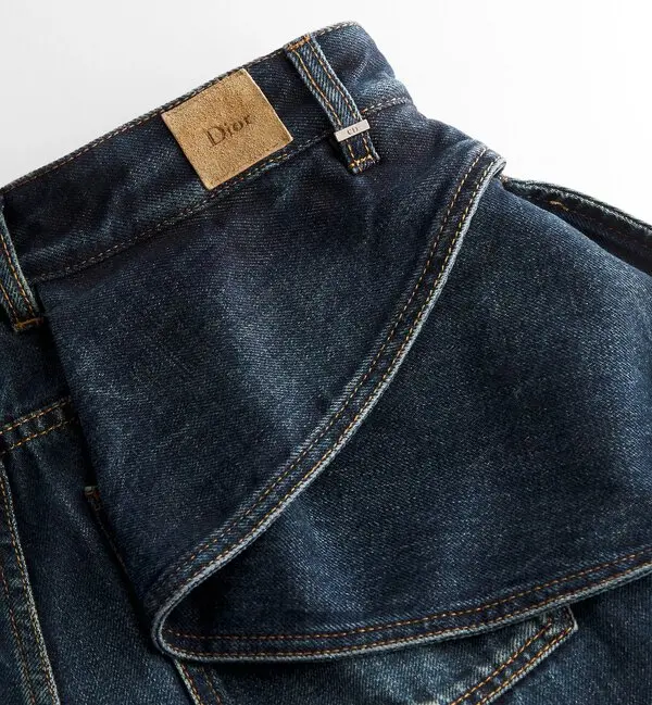 Dior Draped Flared Jeans