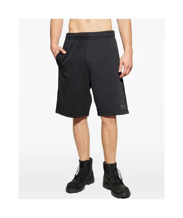 DIESEL® P-marshy Logo Detail Shorts - Black