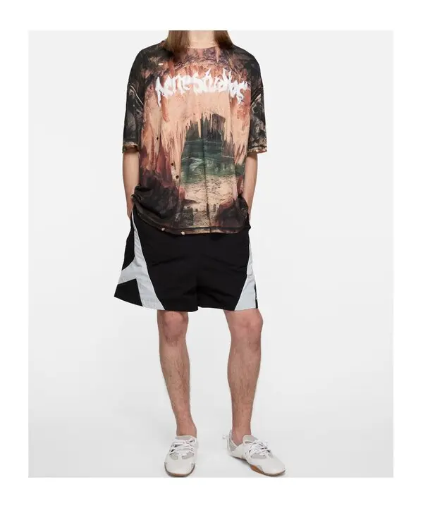 Acne Studios Paneled Shorts - Black