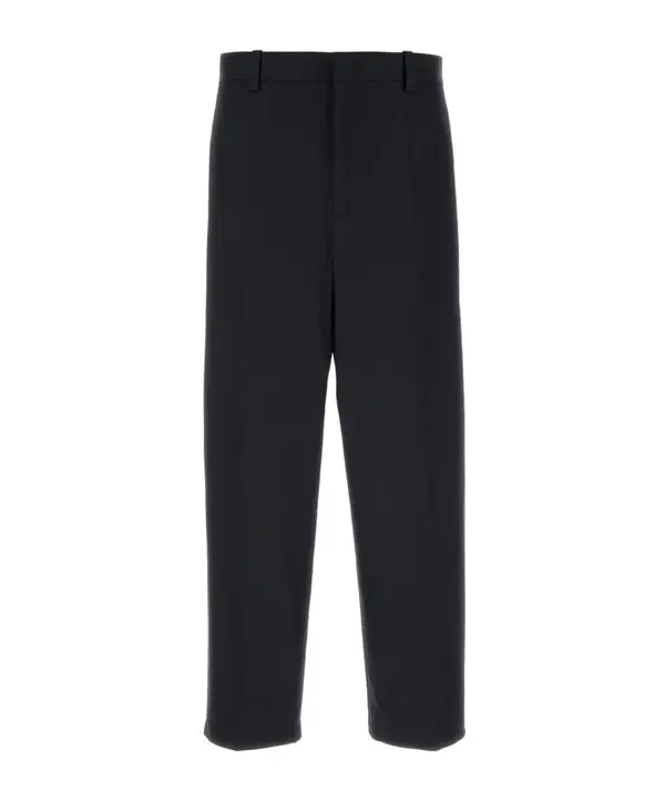 JIL SANDER Tailored Straight Leg Pants With Pleats - Black