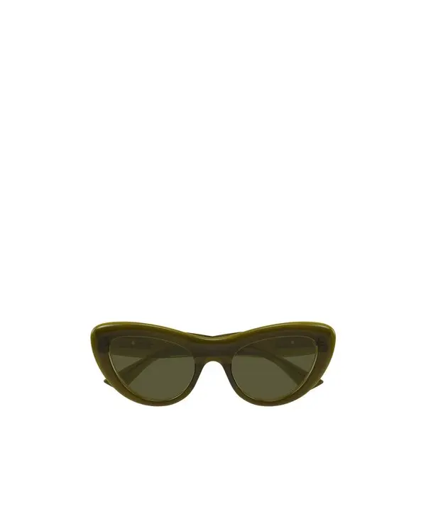 Bottega Veneta Cat Eye Frame Sunglasses - Green