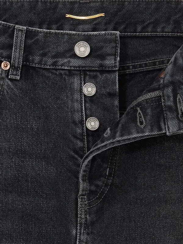 Saint Laurent 90's High-rise Cropped Slim Jeans