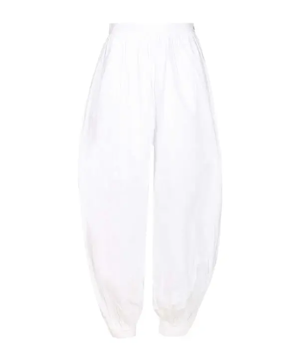 ROTATE BY BIRGER CHRISTENSEN Balloon Pleated Pants - White