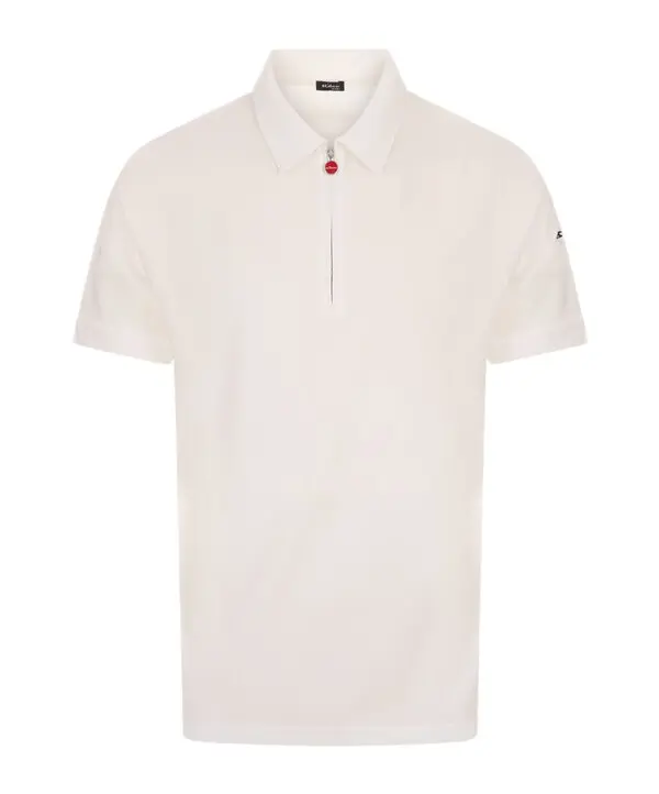 Kiton Zip Cotton Polo Shirt - No