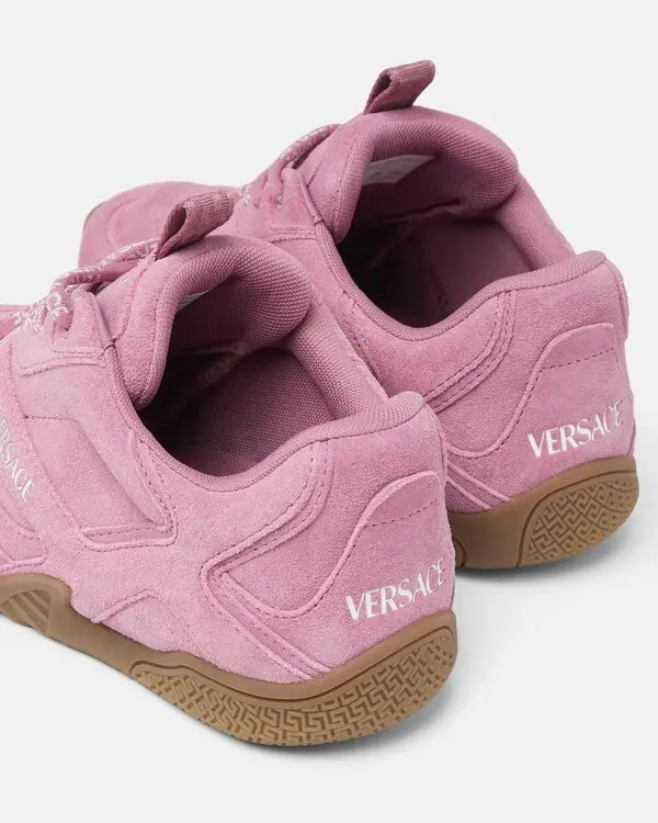Versace Galaxia Lace-up Sneakers - Lilac