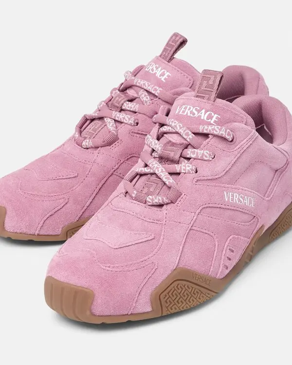 Versace Galaxia Lace-up Sneakers - Lilac