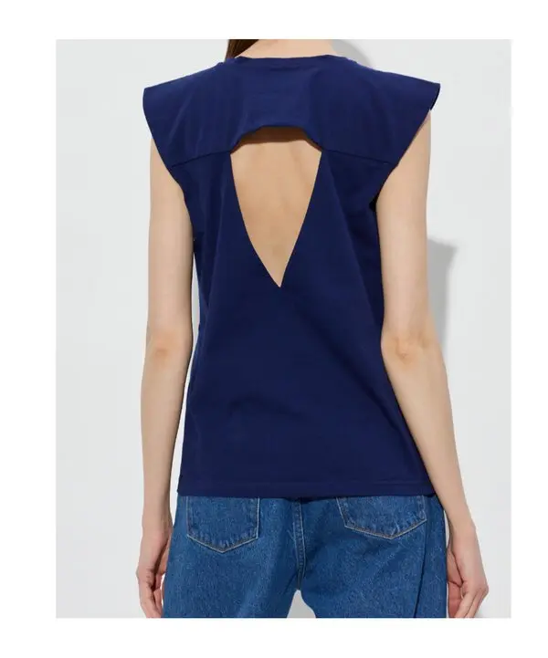 JIL SANDER Open Back Sleeveless Top