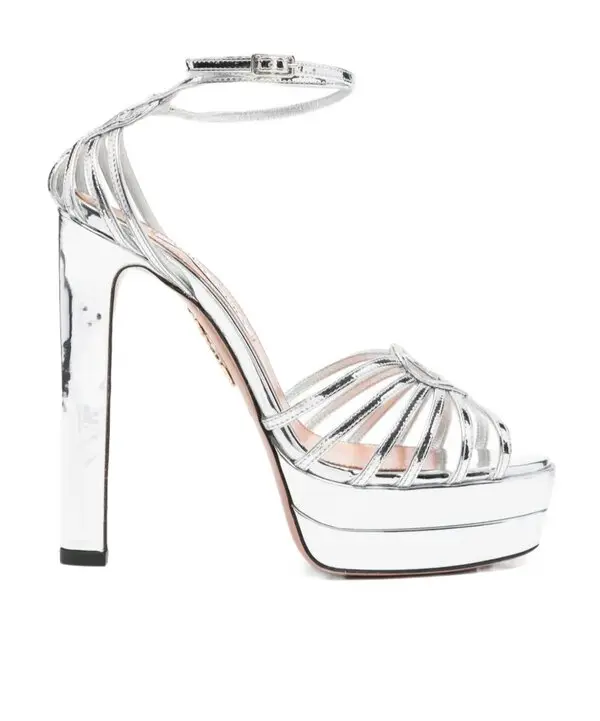 AQUAZZURA Sweetheart Platform Strappy Sandals