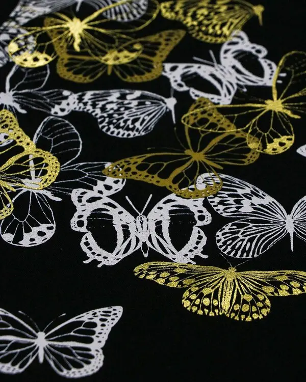 Just Cavalli Butterfly Print Short Sleeve T-shirt