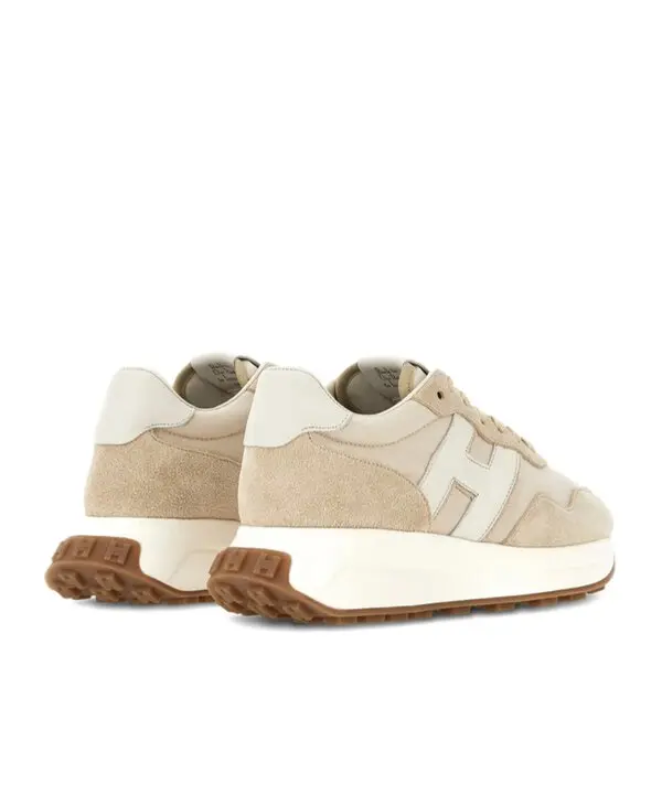 Hogan Patchwork Logo Lace-up Sneakers