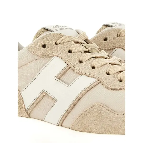 Hogan Patchwork Logo Lace-up Sneakers