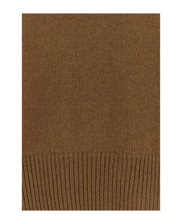 JIL SANDER Short-sleeved Knitted Top With Ribbed Cuffs And Hem